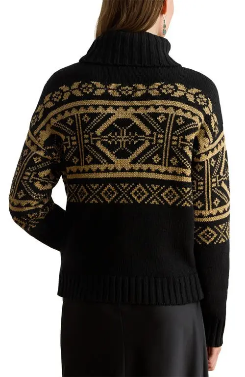 Ralph Lauren Fair Isle Turtleneck Sweater