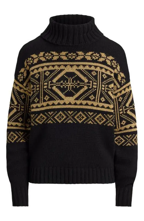 Ralph Lauren Fair Isle Turtleneck Sweater