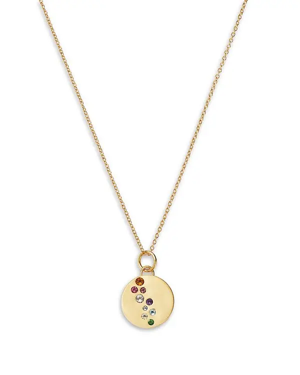 MOON & MEADOW 14k Yellow Gemstone Pendant Necklace - Gold