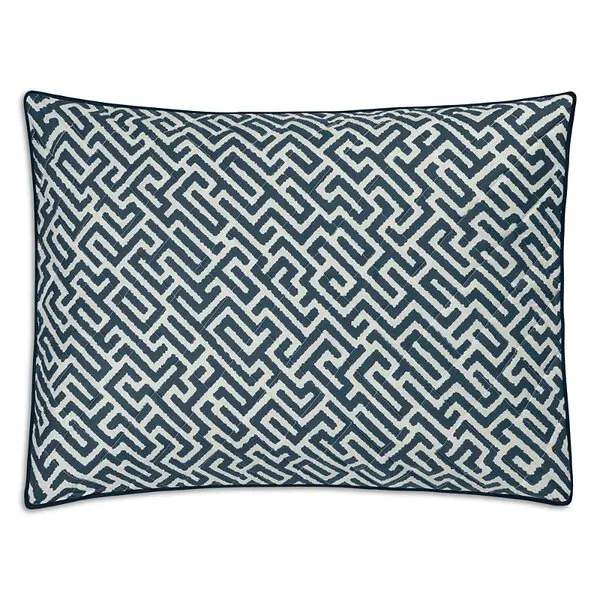 MATOUK Gabriel Quilted Standard Sham - Indigo