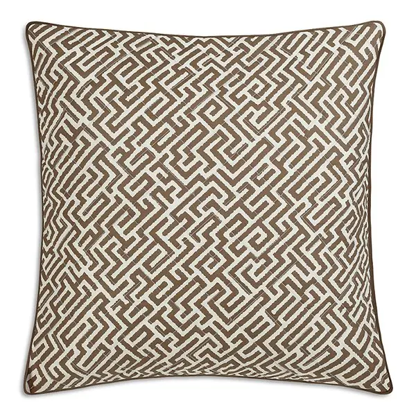 MATOUK Gabriel Quilted Euro Sham - Mocha