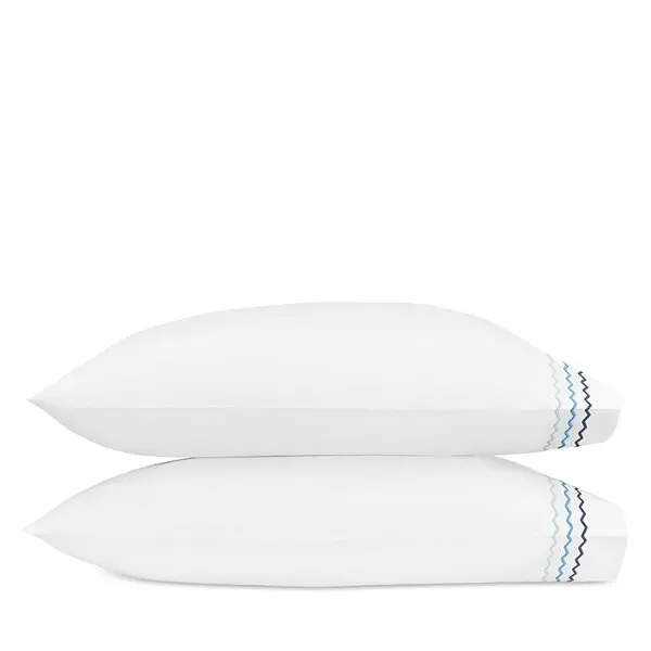 MATOUK Axel Standard Pillowcase, Pair - Azure