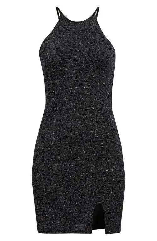 JUMP APPAREL Glitter Body-con Mini Dress