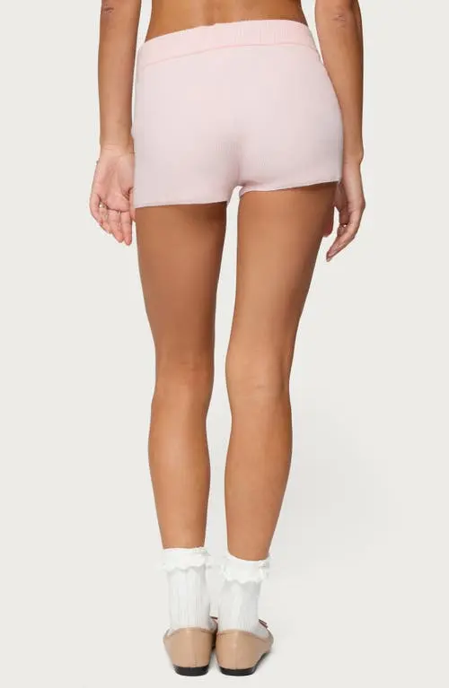 EDIKTED Lorie Ribbed Shorts