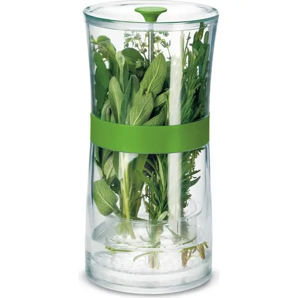 CUISIPRO Original Herb Keeper Keeps Herbs Fresh Storage Container - Green