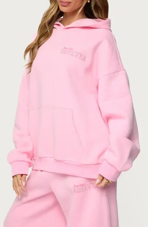 EDIKTED Oversized Hoodie With Logo