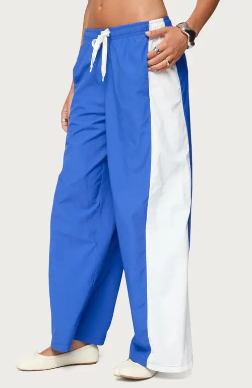 EDIKTED Jaye Contrast Panel Track Pants