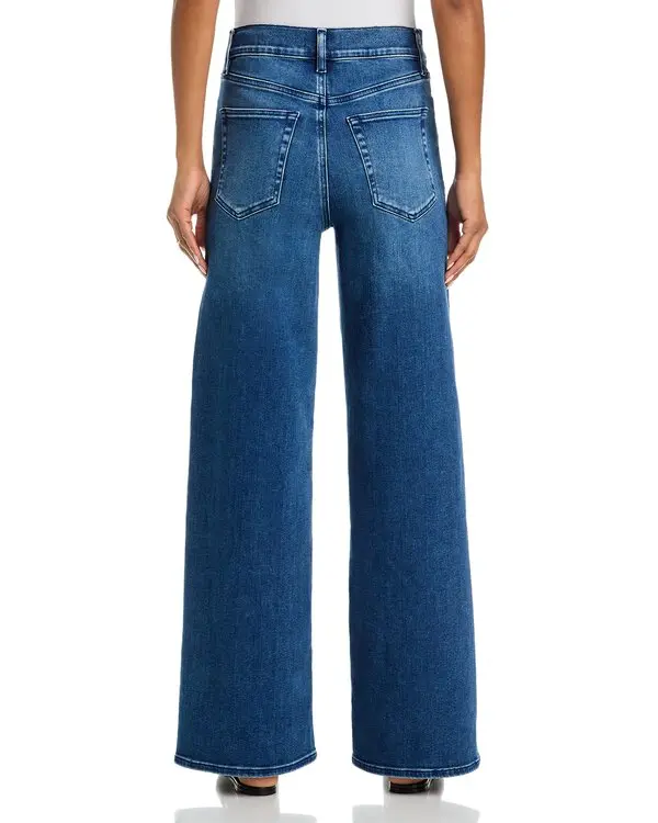 FRAME Le Slim Palazzo High-rise Jeans