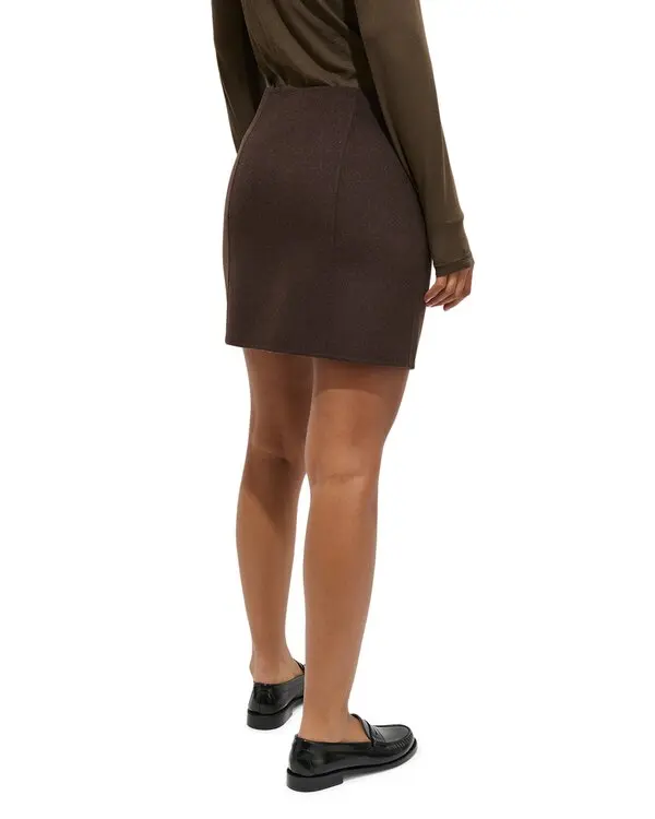 ALEX MILL Naomi Mini Skirt - Chocolate