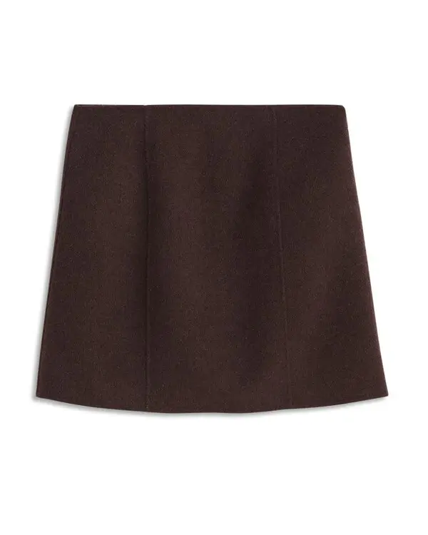 ALEX MILL Naomi Mini Skirt - Chocolate