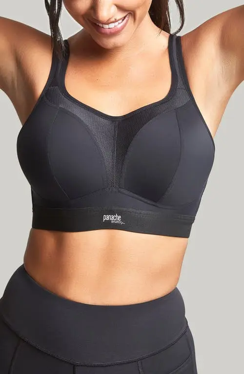 Panache Boundless Padded Wireless Sports Bra - Black/black