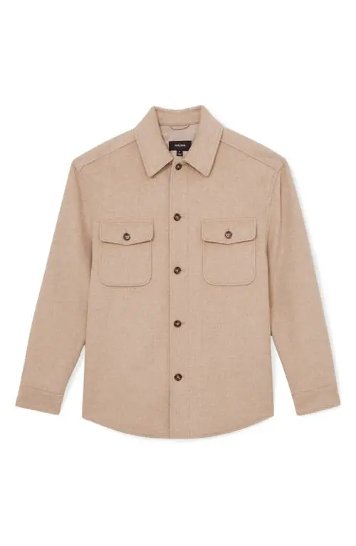 REISS Liam Brushed Button-up Shirt