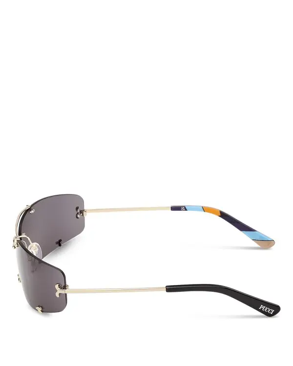 Emilio Pucci Shield Sunglasses, 72mm