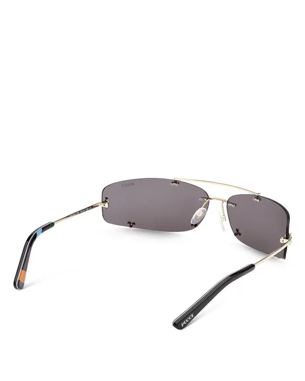 Emilio Pucci Shield Sunglasses, 72mm