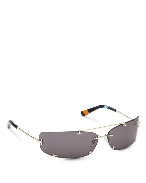 Emilio Pucci Shield Sunglasses, 72mm