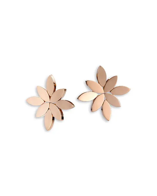 Pasquale Bruni 18k Ghirlanda Flower Earrings - Rose Gold