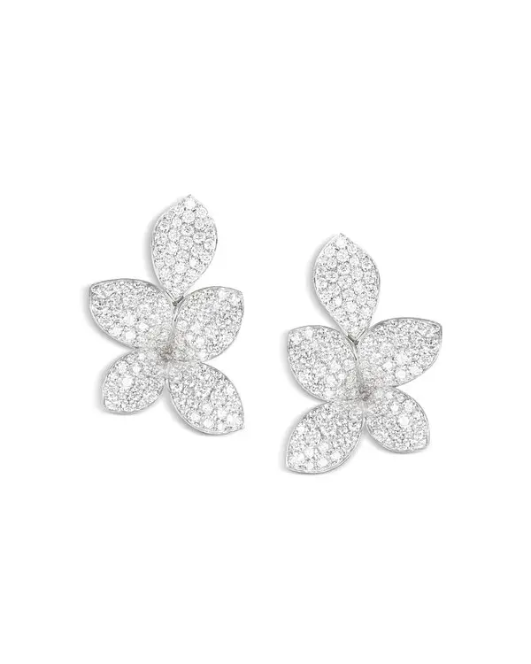 Pasquale Bruni 18k Giardini Segreti Diamond Earrings - White Gold