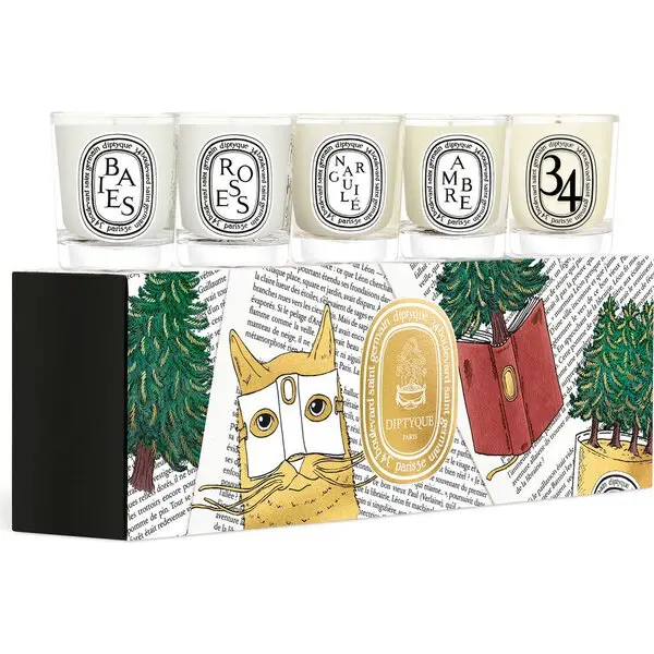 DIPTYQUE Set Of 5 Miniature Candlesholiday Edition - No Color