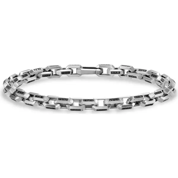 David Yurman Streamline Link Bracelet - Black Diamond