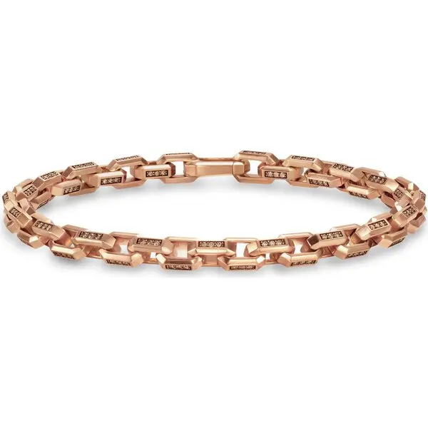 David Yurman Streamline Link Bracelet - Cognac Diamond