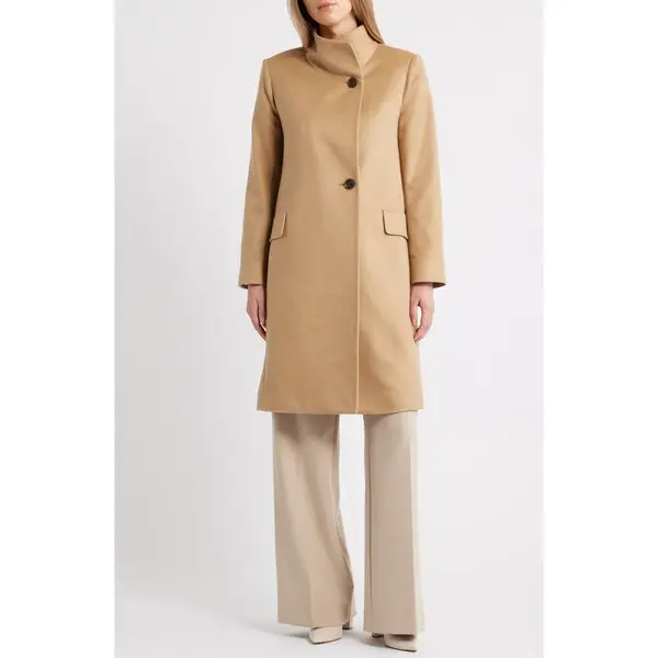 Fleurette Milly Cashmere Coat - Camel