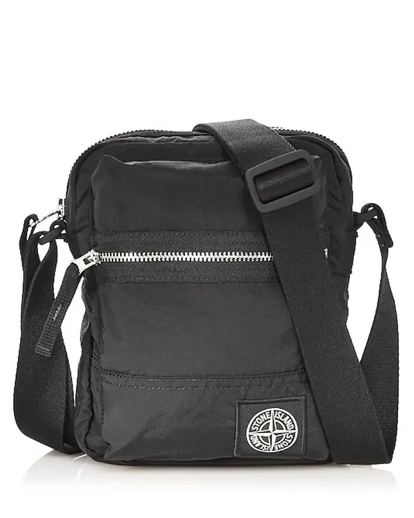 Stone Island Crossbody Pouch - Black