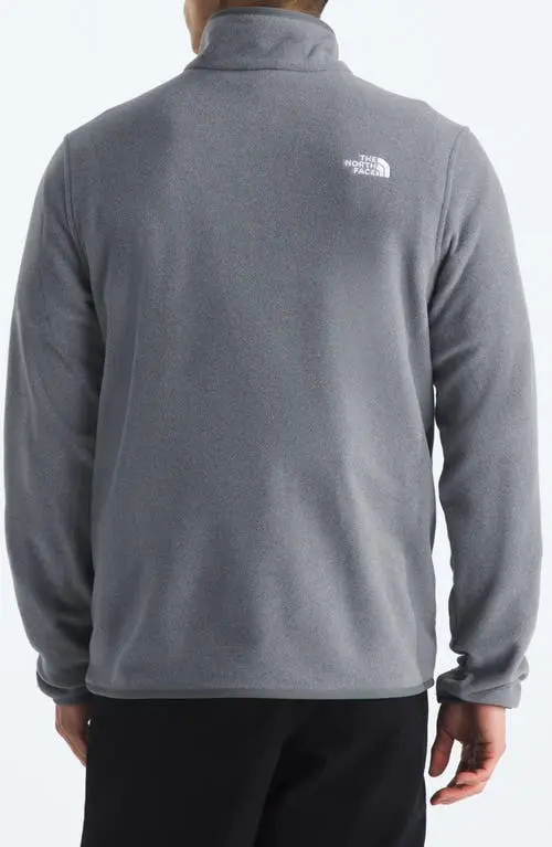 The North Face Glacier Fleece Quarter Zip Pullover - Tnf Mid Grey Heather