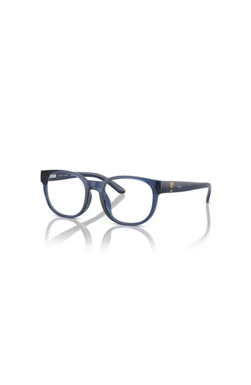 Polo Ralph Lauren 45mm Round Optical Glasses - Blue