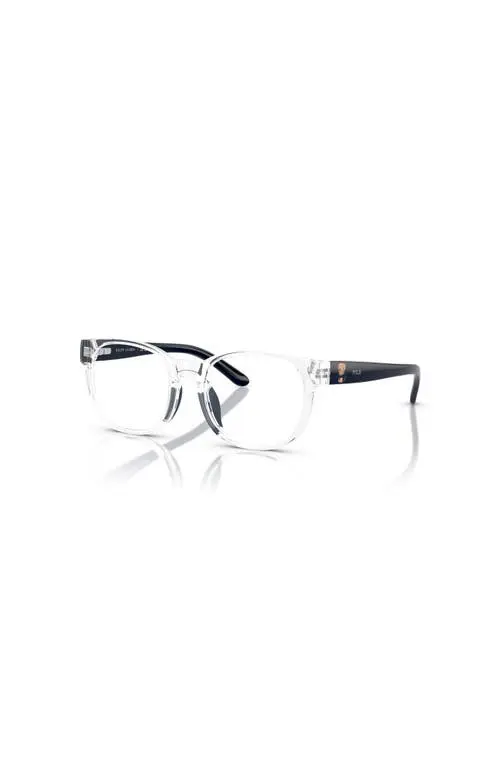 Polo Ralph Lauren 45mm Round Optical Glasses - Transparent
