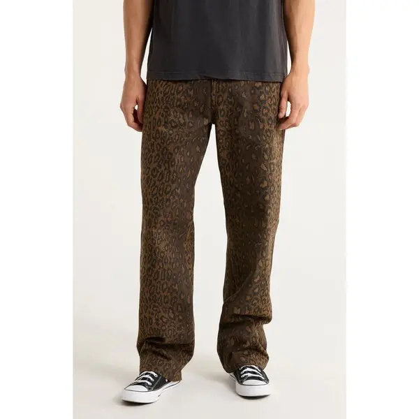 HONOR THE GIFT Printed Straight-leg Pants