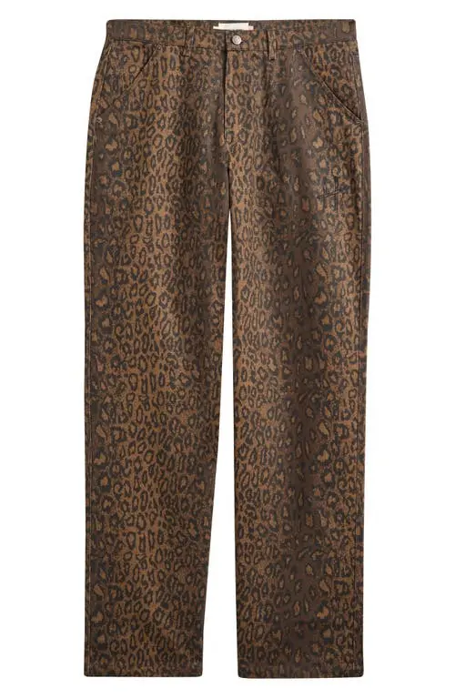 HONOR THE GIFT Printed Straight-leg Pants
