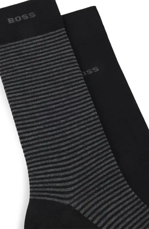 BOSS Assorted 2-pack Dress Socks - Black