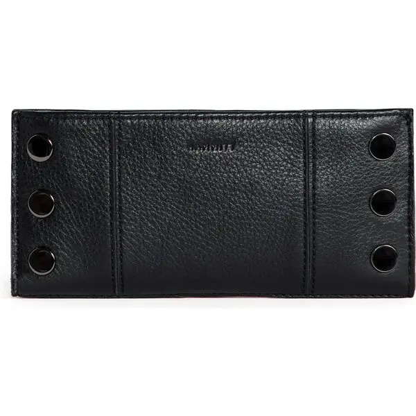 HAMMITT 110 North Leather Wallet - Black/gunmetal
