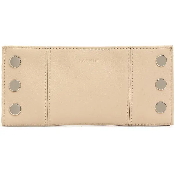 HAMMITT 110 North Leather Wallet - Limestone/silver