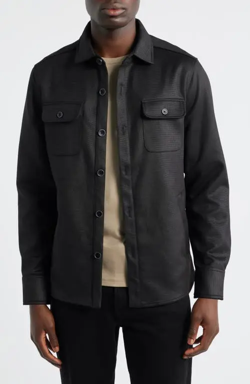 Robert Barakett Andreas Faux Suede Overshirt