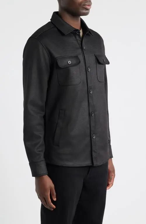 Robert Barakett Andreas Faux Suede Overshirt