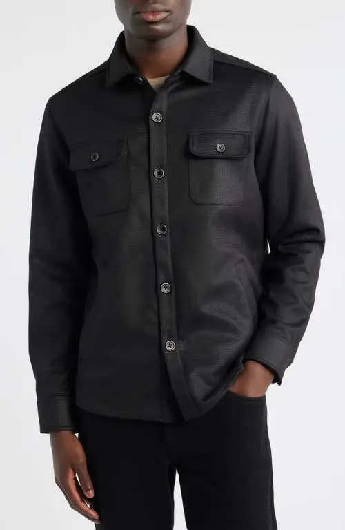 Robert Barakett Andreas Faux Suede Overshirt