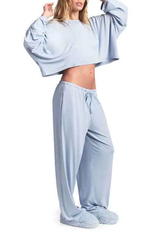 SKIMS Crop Top & Pants Pajamas