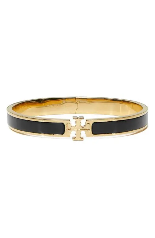 Tory Burch Icon Enamel Bracelet - Tory Gold/black