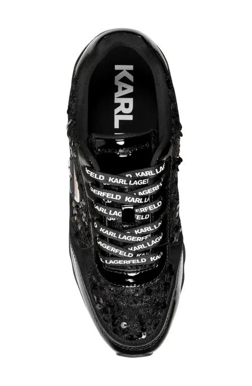 Karl Lagerfeld Paris Platform Sneakers - Black