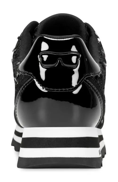 Karl Lagerfeld Paris Platform Sneakers - Black