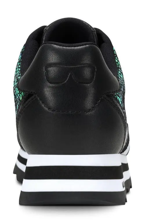 Karl Lagerfeld Paris Platform Sneakers - Multi/black