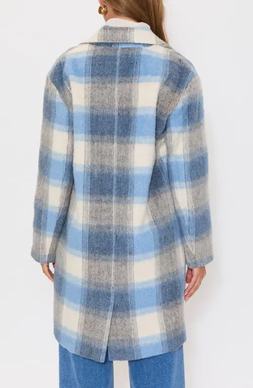 VICI Geneva Brushed Plaid Coat