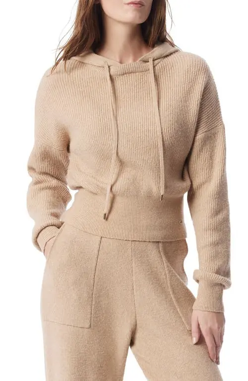 DO BY DEE OCLEPPO Delaney Rib Sweater Hoodie - Heather Chanterelle