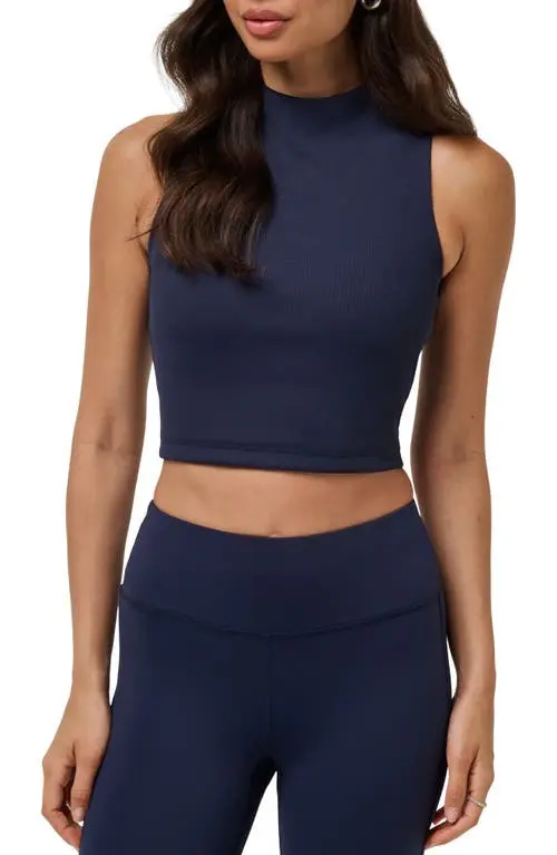 Travis Mathew Limitless Mock Neck Crop Tank