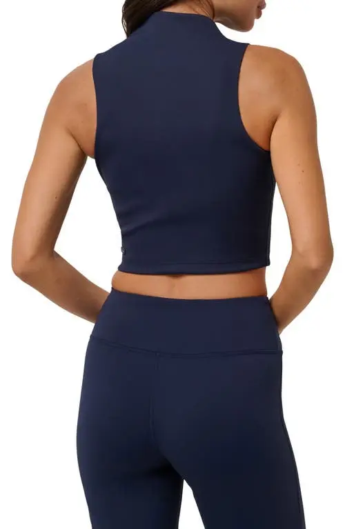 Travis Mathew Limitless Mock Neck Crop Tank