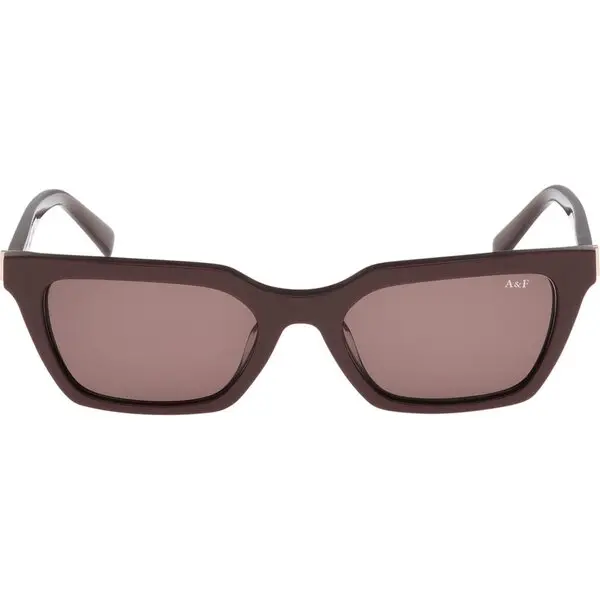 Abercrombie 52mm Cat Eye Sunglasses - Shiny Bordeaux/brown