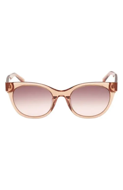 Abercrombie 52mm Gradient Cat Eye Sunglasses - Pink/other/violet