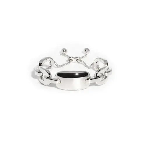 ZARUX Link Bracelet - White Gold