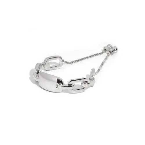 ZARUX Link Bracelet - White Gold